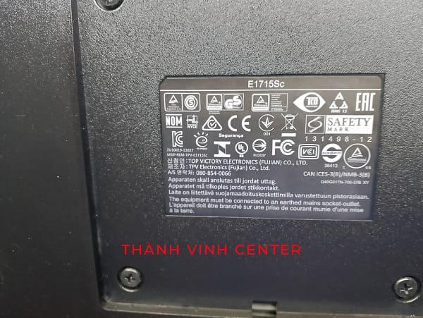 MÀN HÌNH CŨ DELL E1715Sc 17INCH ĐỘ PHÂN GIẢI 1280 x 1024 (màn vuông ...